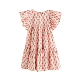 next Kleid Mädchen Größe 98 dunkelgrau / oliv / rosa / hellpink