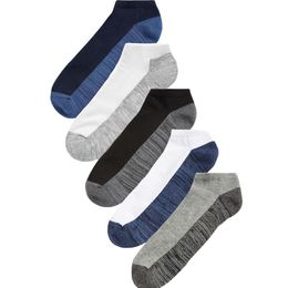 next Gepolsterte Sneakersocken Regular Fit Herren Gr&ouml;&szlig;e 46/49 marine / dunkelgrau / graumeliert / schwarz / wei&szlig;