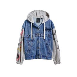 Desigual Between-Season Jacket female Blue size XS