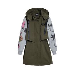 Desigual Between-Seasons Parka female Green size S