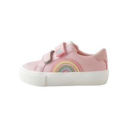 next Sneaker 'Touch Fasten' (Wide fit (G) Mädchen Größe 26.5 hellblau / gelb / pink