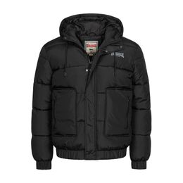Lonsdale Winterjacke Herren Größe L hellgrau / schwarz