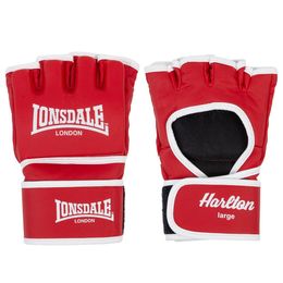 Lonsdale Sporthandschuhe 'Harlton' Herren Gr&ouml;&szlig;e S rot / wei&szlig;