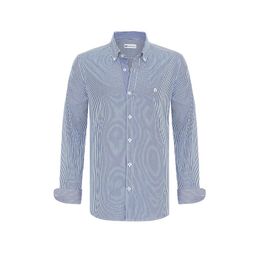 Dandalo Hemd Herren Größe L navy / weiß