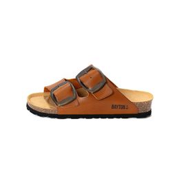 Bayton Pantolette 'Alicante' Damen Größe 41 honig / schwarz