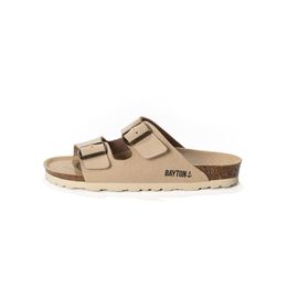 Bayton Pantolette 'Atlas' Damen Gr&ouml;&szlig;e 42 beige / schwarz