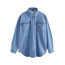 next Bluse Damen Gr&ouml;&szlig;e XXXL blue denim