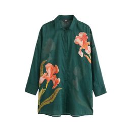 next Bluse Damen Größe XXL kiwi / dunkelgrün / koralle / lachs