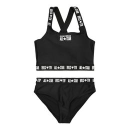 Converse Bikini M&auml;dchen Gr&ouml;&szlig;e 116/122 schwarz / wei&szlig;