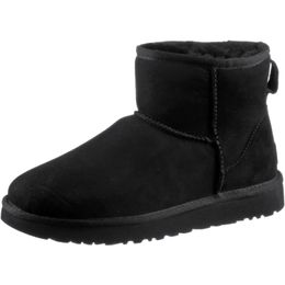 UGG Australia Ugg Classic Mini Ii Stiefel Damen - schwarz - Gr. 36 - Leder