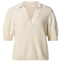 LANIUS Damen-Strickpolo Bouclé