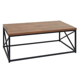 Mendler Couchtisch HWC-A27, Wohnzimmertisch Beistelltisch Sofatisch, Metall 3D-Struktur 44x110x60cm, Wildeic 105125