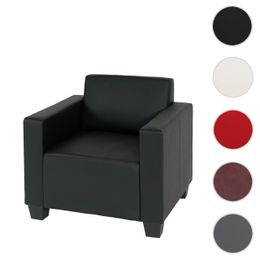 Mendler Sessel Loungesessel Lyon, Kunstleder ~ Variantenangebot 21705