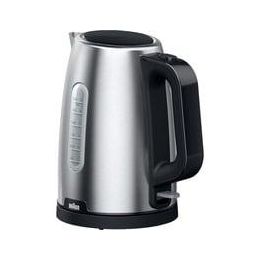 Braun Wasserkocher PurShine WK 1500 BK edelstahl/schwarz, 1,7 Liter, 2.200 Watt