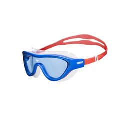 arena Schwimmbrille 'The One' M&auml;dchen Gr&ouml;&szlig;e S/XXL blau / rot / transparent