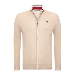 Jacey Quinn Strickjacke Herren Gr&ouml;&szlig;e XXXL beige