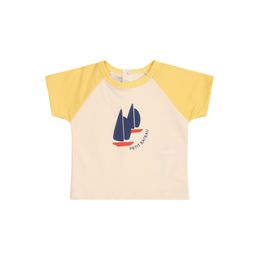 Petit Bateau T-Shirt Jungen Gr&ouml;&szlig;e 62 navy / zitrone / pastellgelb / rot