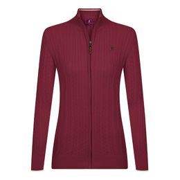 Williot Strickjacke Damen Gr&ouml;&szlig;e XL bordeaux