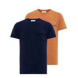 Anou Anou Shirt Herren Gr&ouml;&szlig;e XL navy / orange