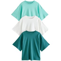 next T-Shirt Damen Gr&ouml;&szlig;e XS blau / wei&szlig;