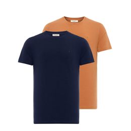 Anou Anou Shirt Herren Gr&ouml;&szlig;e L navy / orange