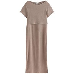 next Kleid Damen Gr&ouml;&szlig;e 36 braun Winterkleid