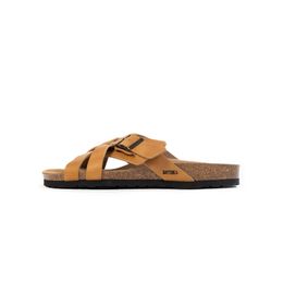 Bayton Pantolette 'RIETI' Herren Gr&ouml;&szlig;e 45.5 camel