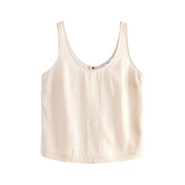 next &Auml;rmelloses Tanktop mit U-Ausschnitt Regular Fit Damen Gr&ouml;&szlig;e XS ecru