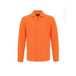 Antioch Button Up Shirt male size L Orange
