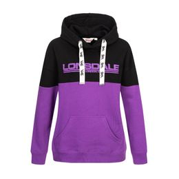 Lonsdale Sweatshirt 'Wardie' Damen Gr&ouml;&szlig;e M lila / schwarz / wei&szlig;