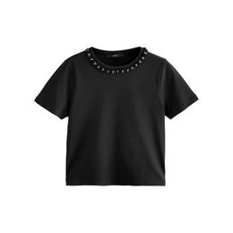next T-Shirt Damen Gr&ouml;&szlig;e XS gold / schwarz