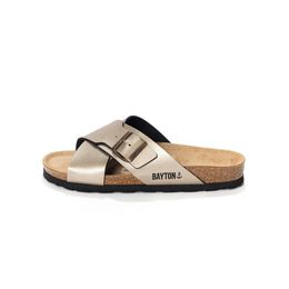 Bayton Pantolette 'ERA' Damen Gr&ouml;&szlig;e 39 gold