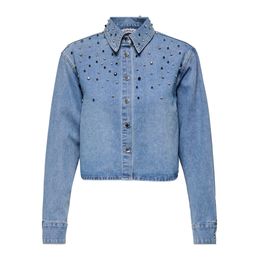 Only Bluse 'ONLMAGGIEMAY' Damen Gr&ouml;&szlig;e S blue denim