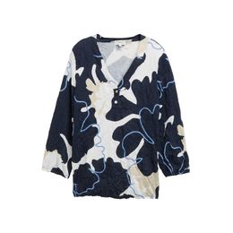 Tom Tailor Bluse Damen Gr&ouml;&szlig;e S beige / marine / royalblau / wei&szlig;