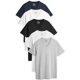 next T-Shirt Herren Gr&ouml;&szlig;e S navy / nachtblau / graumeliert / schwarz / wei&szlig;