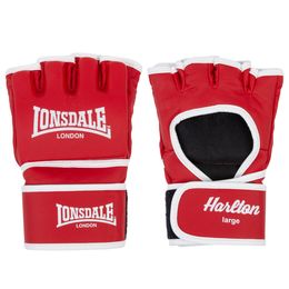 Lonsdale Sporthandschuhe 'Harlton' Herren Gr&ouml;&szlig;e M rot / wei&szlig;