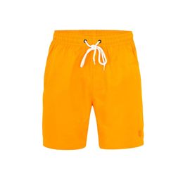 Daniel Hills Badeshorts Herren Gr&ouml;&szlig;e XXL orange / wei&szlig;