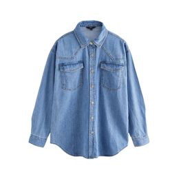 next Bluse Damen Gr&ouml;&szlig;e S blue denim
