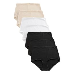 next Panty Damen Gr&ouml;&szlig;e XXL beige / schwarz / wei&szlig;
