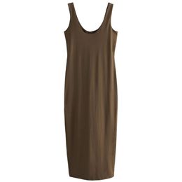 next Kleid Damen Gr&ouml;&szlig;e 36 khaki Winterkleid