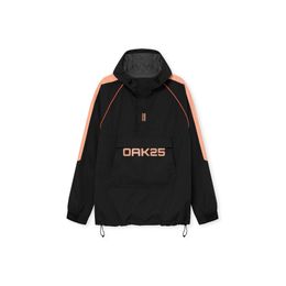 OAK25 Funktionsjacke 'Commute Rainbreaker' Herren Gr&ouml;&szlig;e XXL orange / schwarz