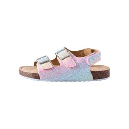 next Sandale M&auml;dchen Gr&ouml;&szlig;e 24 hellblau / hellgelb / rosa
