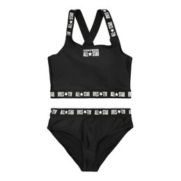 Converse Bikini M&auml;dchen Gr&ouml;&szlig;e 110/116 schwarz / wei&szlig;