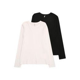 Only Girls Shirt M&auml;dchen Gr&ouml;&szlig;e 134/140 schwarz / wei&szlig;