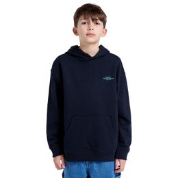 Hoodie Element "Skateboard Co", Kinder, Gr. 10(140-148cm), flint schwarz, [Hauptstoff] 70% Baumwolle, 30% recycelte Baumwolle, Sweatshirts