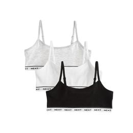 next BH Mädchen Größe 168 graumeliert / schwarz / weiß