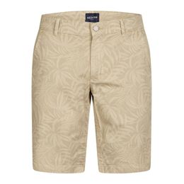 Daniel Hechter Bermuda-Shorts Herren Baumwolle gemustert, sand