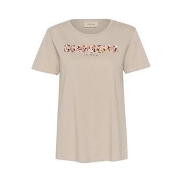 Cream T-Shirt 'CR Velie' Damen Gr&ouml;&szlig;e S braun / hellgrau / rosa / schwarz