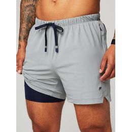 Fabletics Shorts Herren, grau