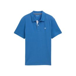 Tom Tailor Poloshirt Herren Größe XS royalblau / weiß